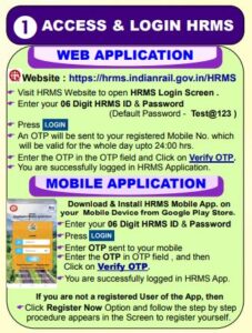 HRMS Employee Mobile App for Railway Employees with E-Pass Facility ...